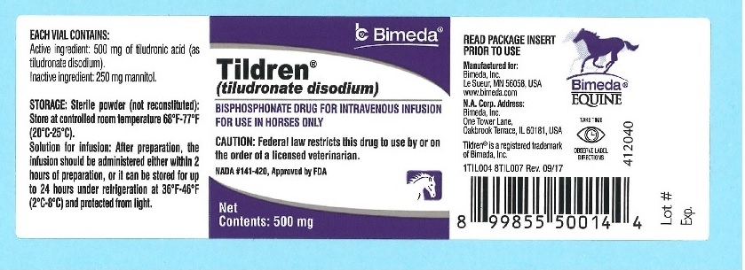 TILDREN- tiludronate disodium powder, for solution