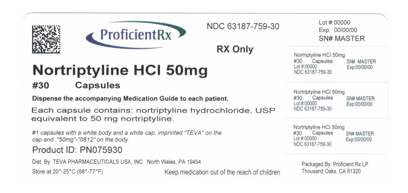 NORTRIPTYLINE HYDROCHLORIDE capsule