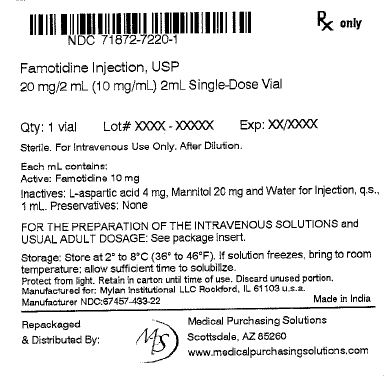 Famotidine by Medical Purchasing Solutions, LLC FAMOTIDINE injection