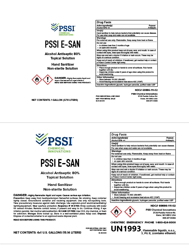 PSSI E-SAN- alcohol liquid