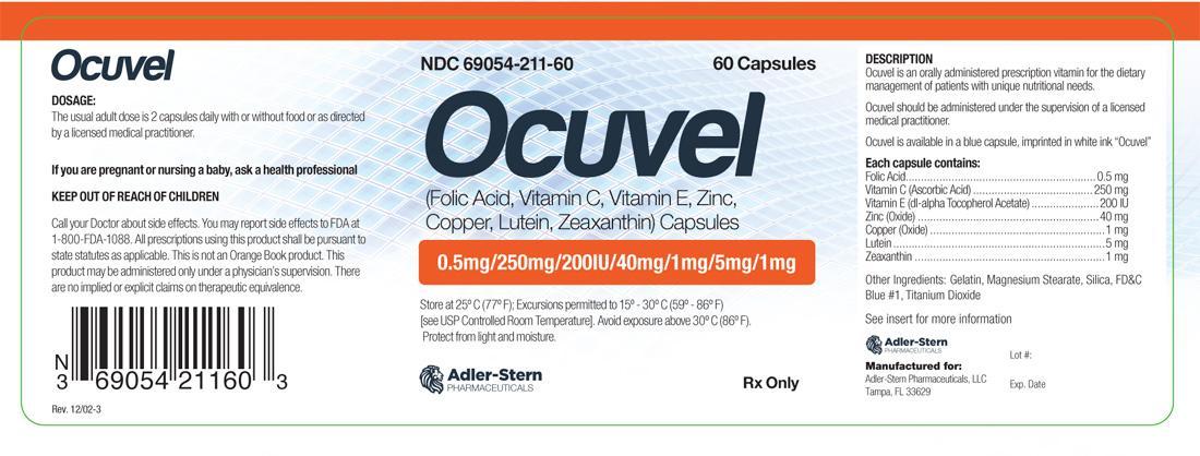 Ocuvel by Adler-Stern Pharmaceuticals, LLC OCUVEL capsule