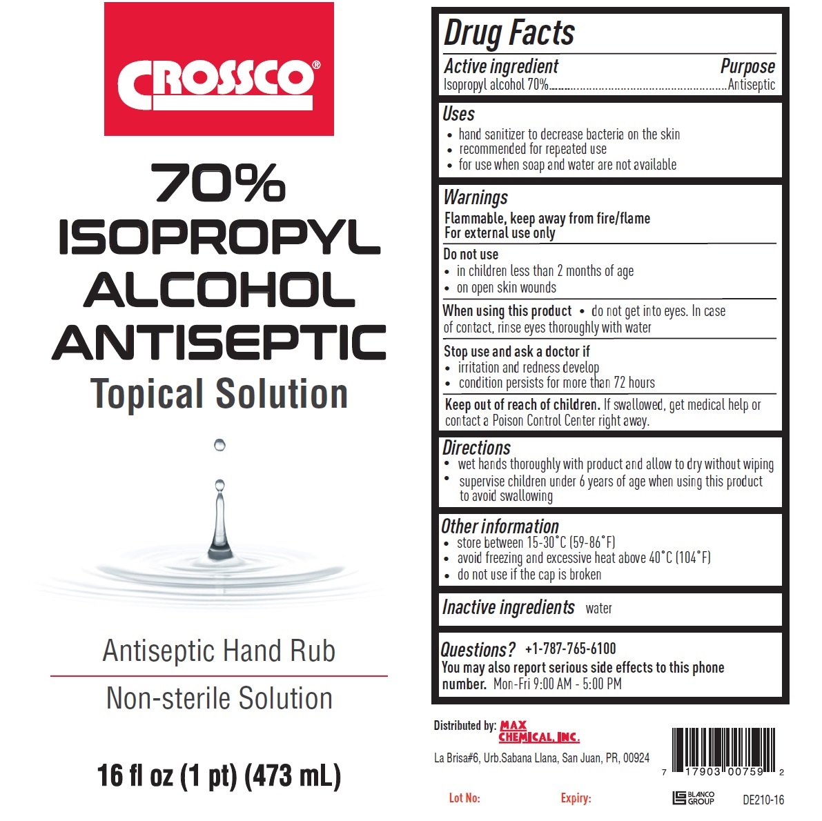 CROSSCO- isopropyl alcohol solution