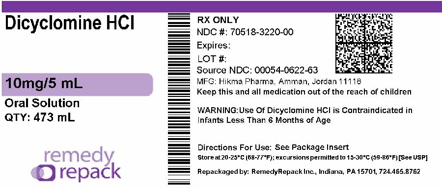 DICYCLOMINE HYDROCHLORIDE solution