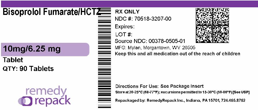 Bisoprolol Fumarate and Hydrochlorothiazide by REMEDYREPACK INC.
