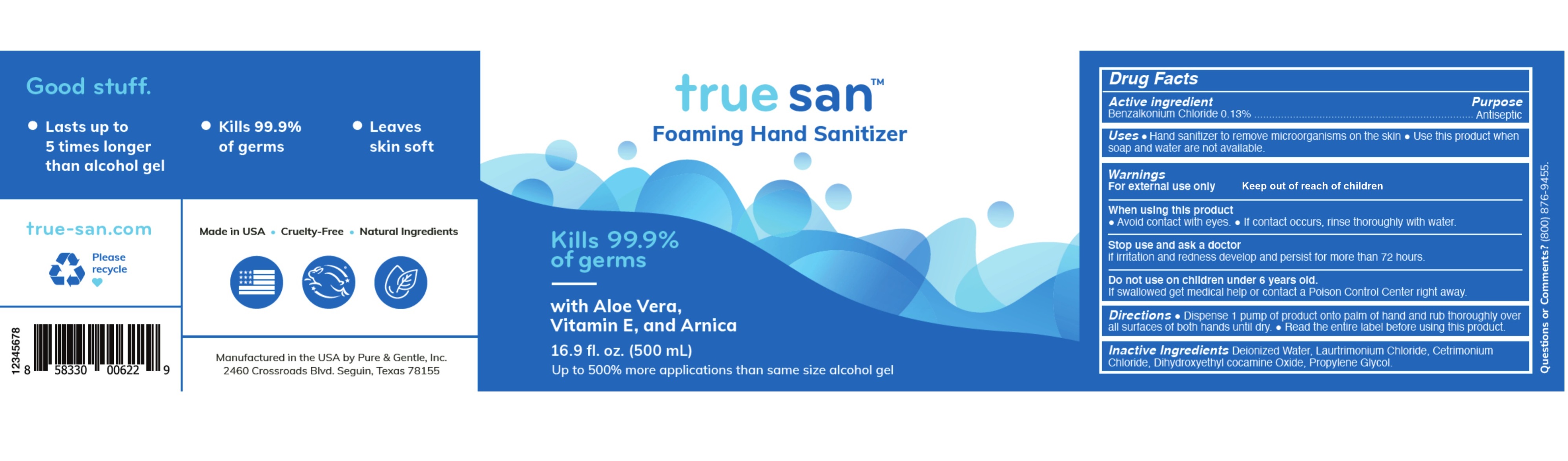 True San Foaming Hand Sanitizer