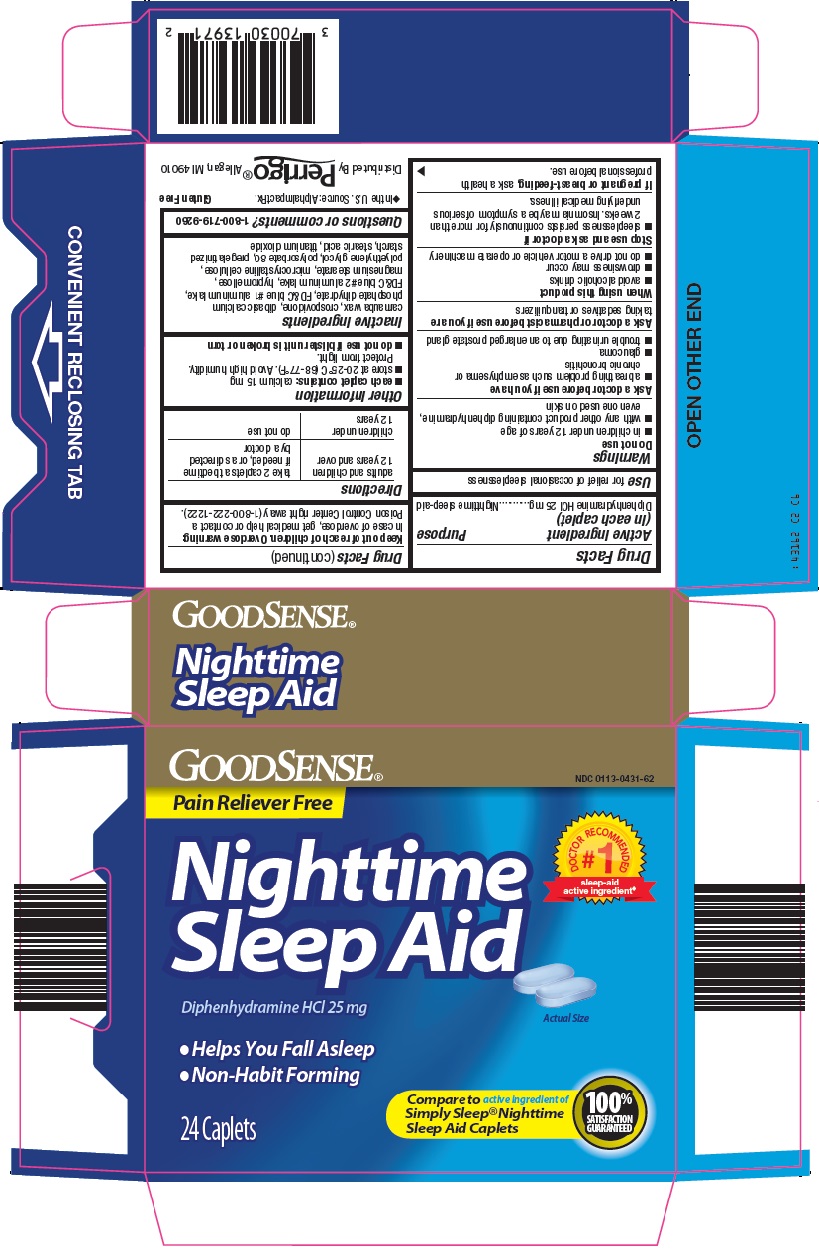 GOOD SENSE NIGHTTIME SLEEP AID- diphenhydramine hydrochloride tablet ...
