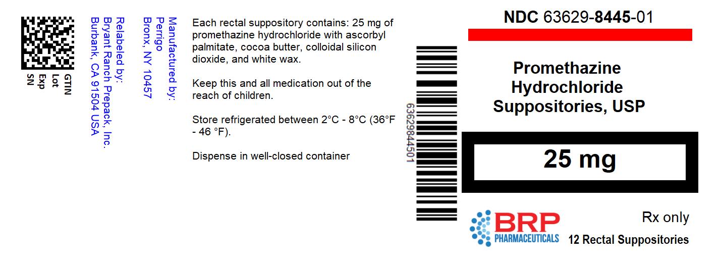 Promethazine Hydrochloride Suppositories USP, 12.5 mg and 25 mg