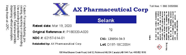 AX PHARMACEUTICAL CORP- selank powder