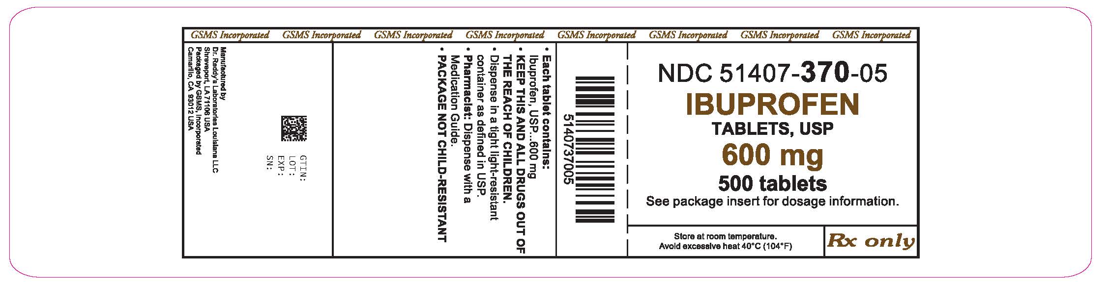 IBU by Golden State Medical Supply, Inc. IBU- ibuprofen tablet