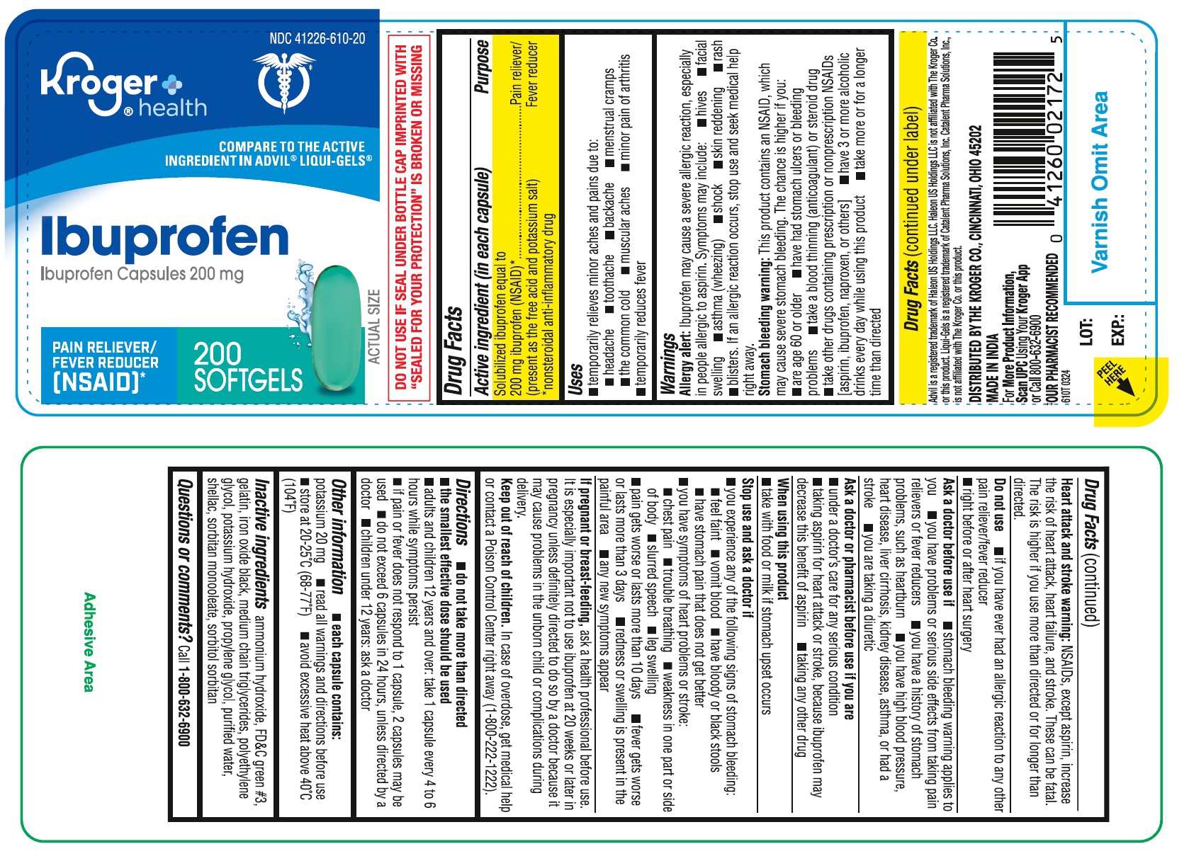 IBUPROFEN capsule, liquid filled