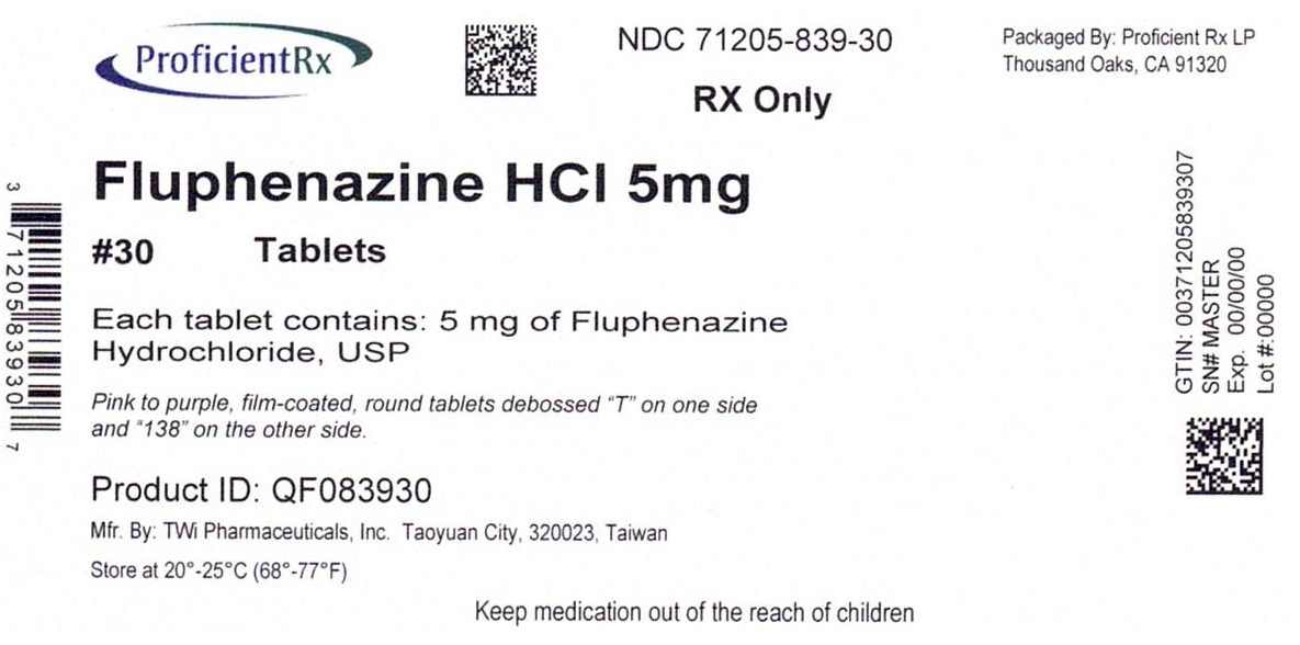FLUPHENAZINE HYDROCHLORIDE tablet, film coated