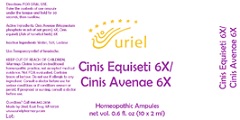 CINIS EQUISETI 6X CINIS AVENAE 6X liquid
