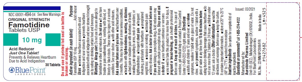 Famotidine by BluePoint Laboratories / Aurobindo Pharma Limited ...
