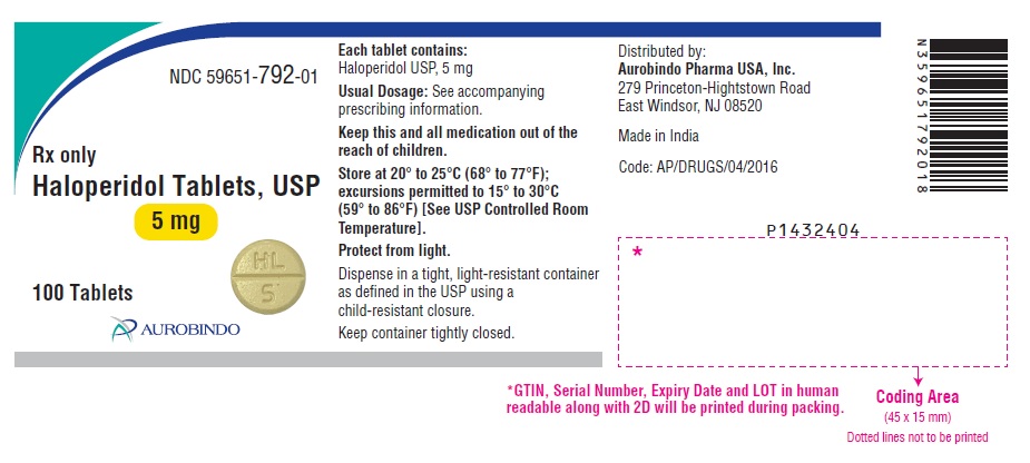 Haloperidol by Aurobindo Pharma Limited / APL HEALTHCARE LIMITED ...