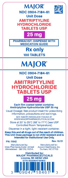 AMITRIPTYLINE HYDROCHLORIDE tablet, film coated