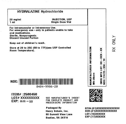 Hydralazine Hydrochloride