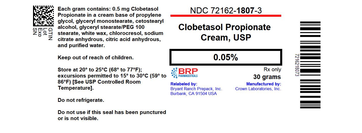Clobetasol Propionate Cream USP, 0.05% Rx only FOR TOPICAL DERMATOLOGIC ...