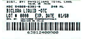 BICLORA- chlophedianol hydrochloride, chlorcyclizine hydrochloride liquid