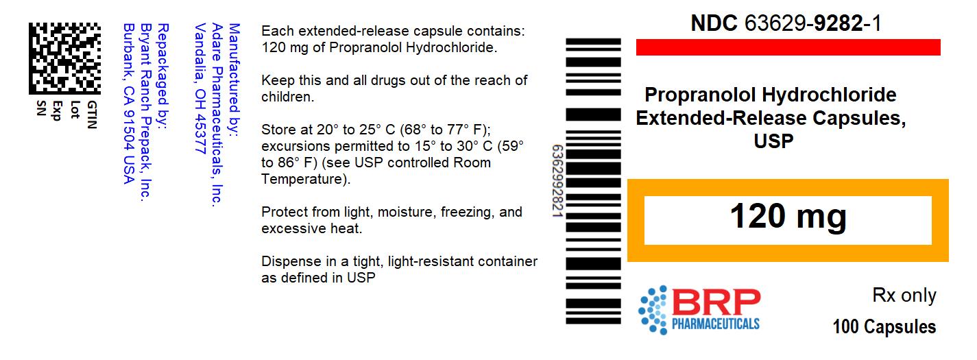 PROPRANOLOL HYDROCHLORIDE capsule, extended release
