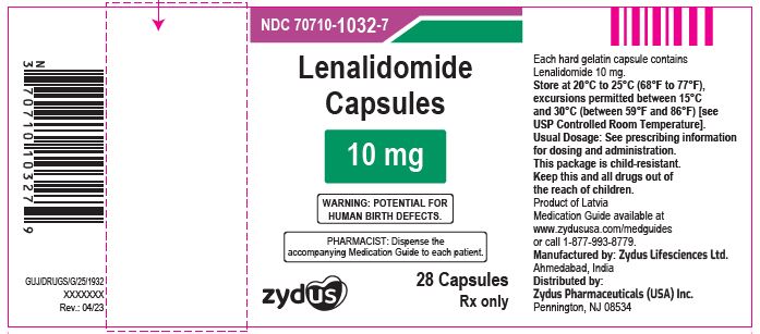LENALIDOMIDE by Zydus Pharmaceuticals USA Inc. / Zydus Lifesciences ...