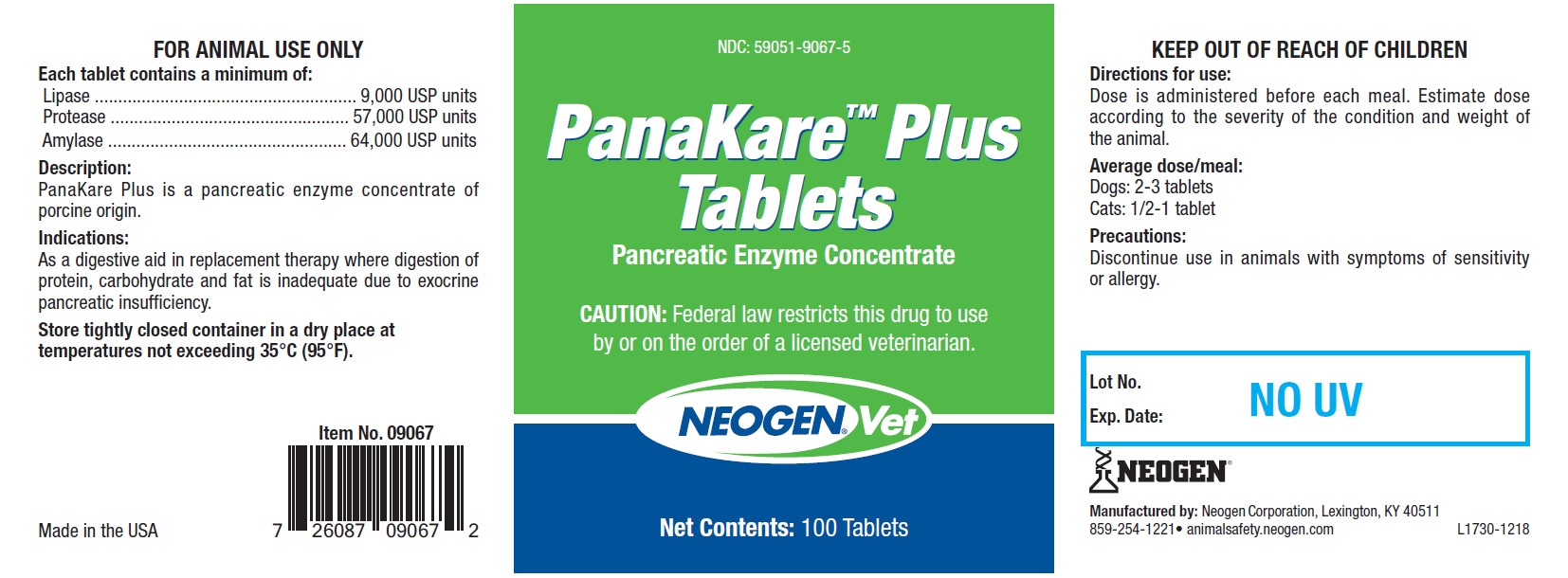 PANAKARE PLUS- pancreatic enzyme tablet
