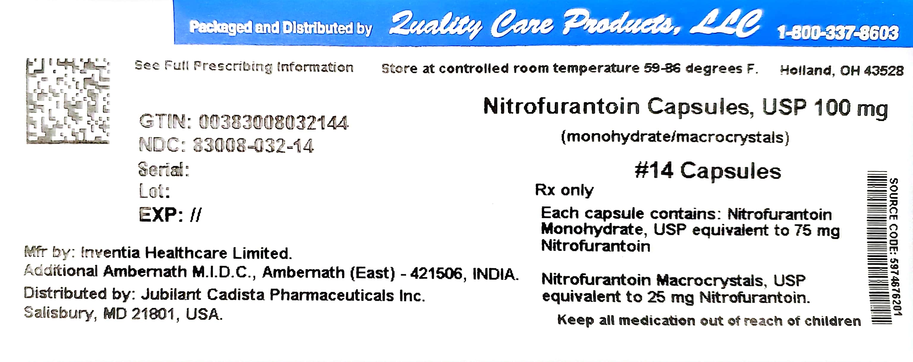 NITROFURANTOIN- MONOHYDRATE/MACROCRYSTALS capsule
