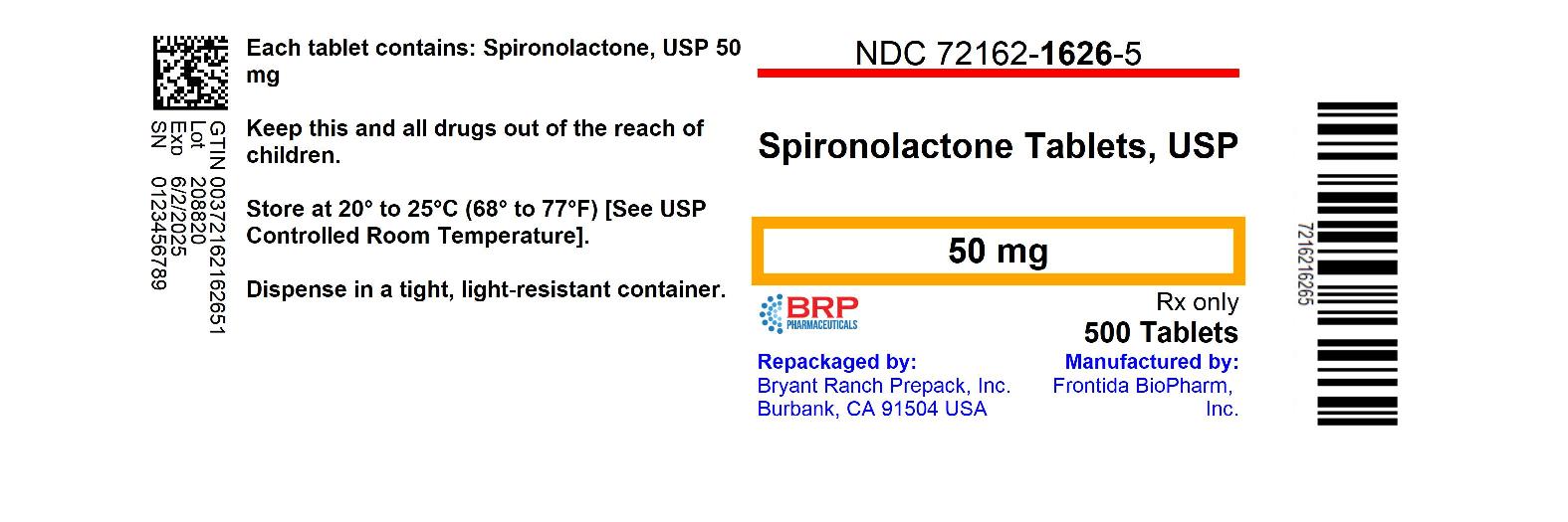 SPIRONOLACTONE tablet, film coated