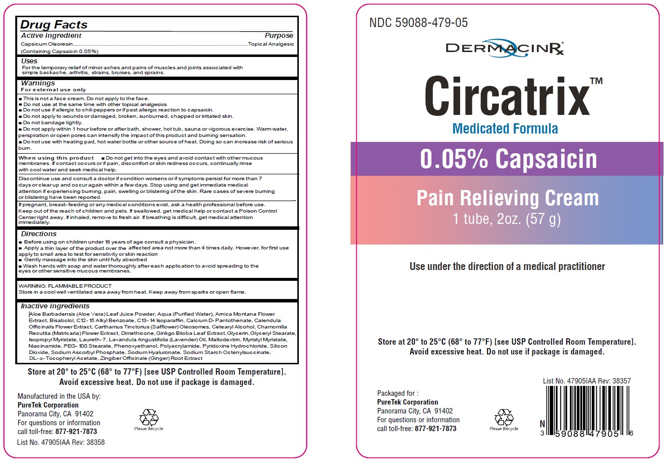 CIRCATRIX- capsaicin cream