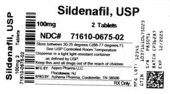 SILDENAFIL by Aphena Pharma Solutions - Tennessee, LLC SILDENAFIL tablet