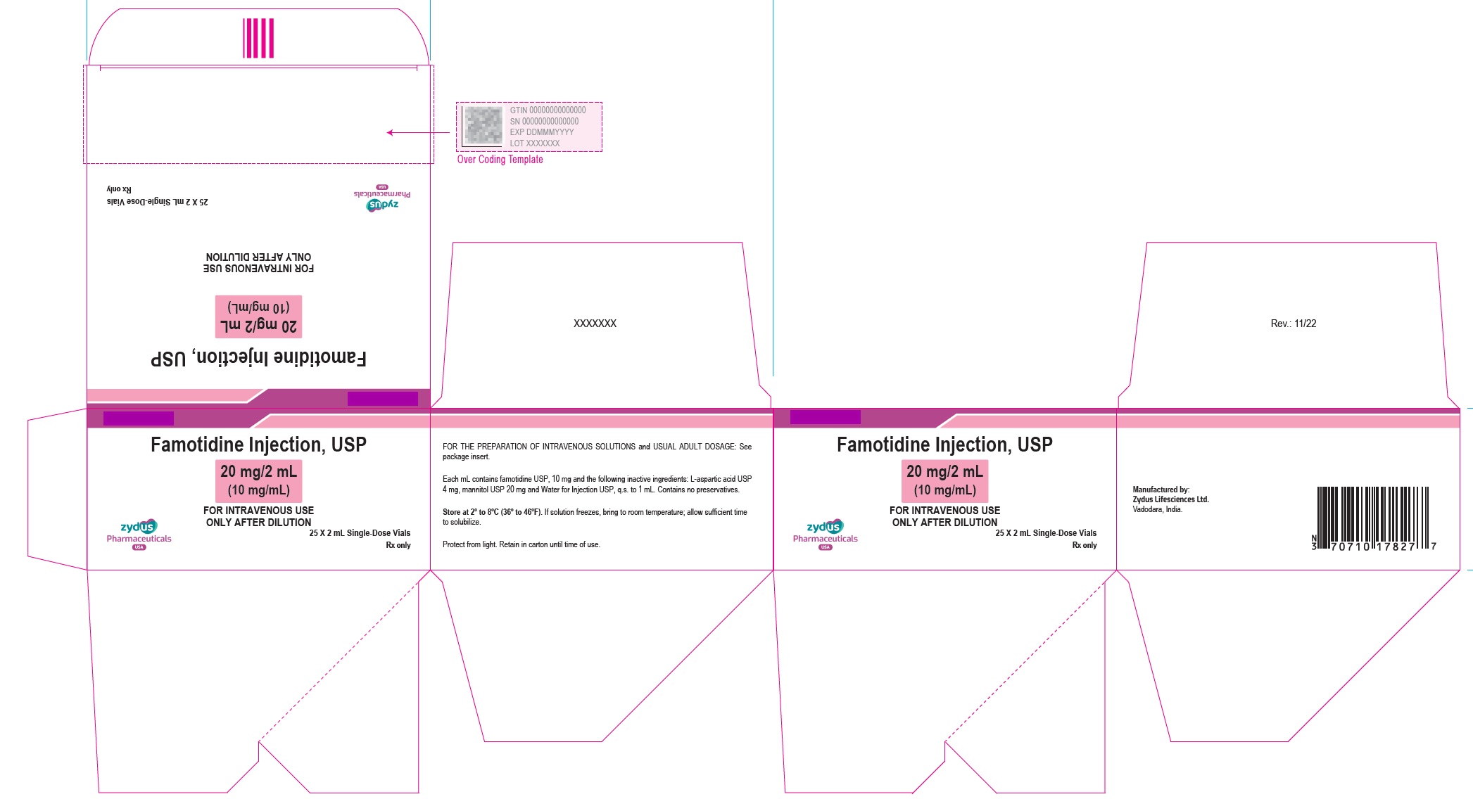 FAMOTIDINE by Zydus Lifesciences Limited FAMOTIDINE injection