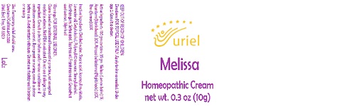 Melissa by Uriel Pharmacy Inc. / Uriel Pharmacy, Inc. MELISSA cream