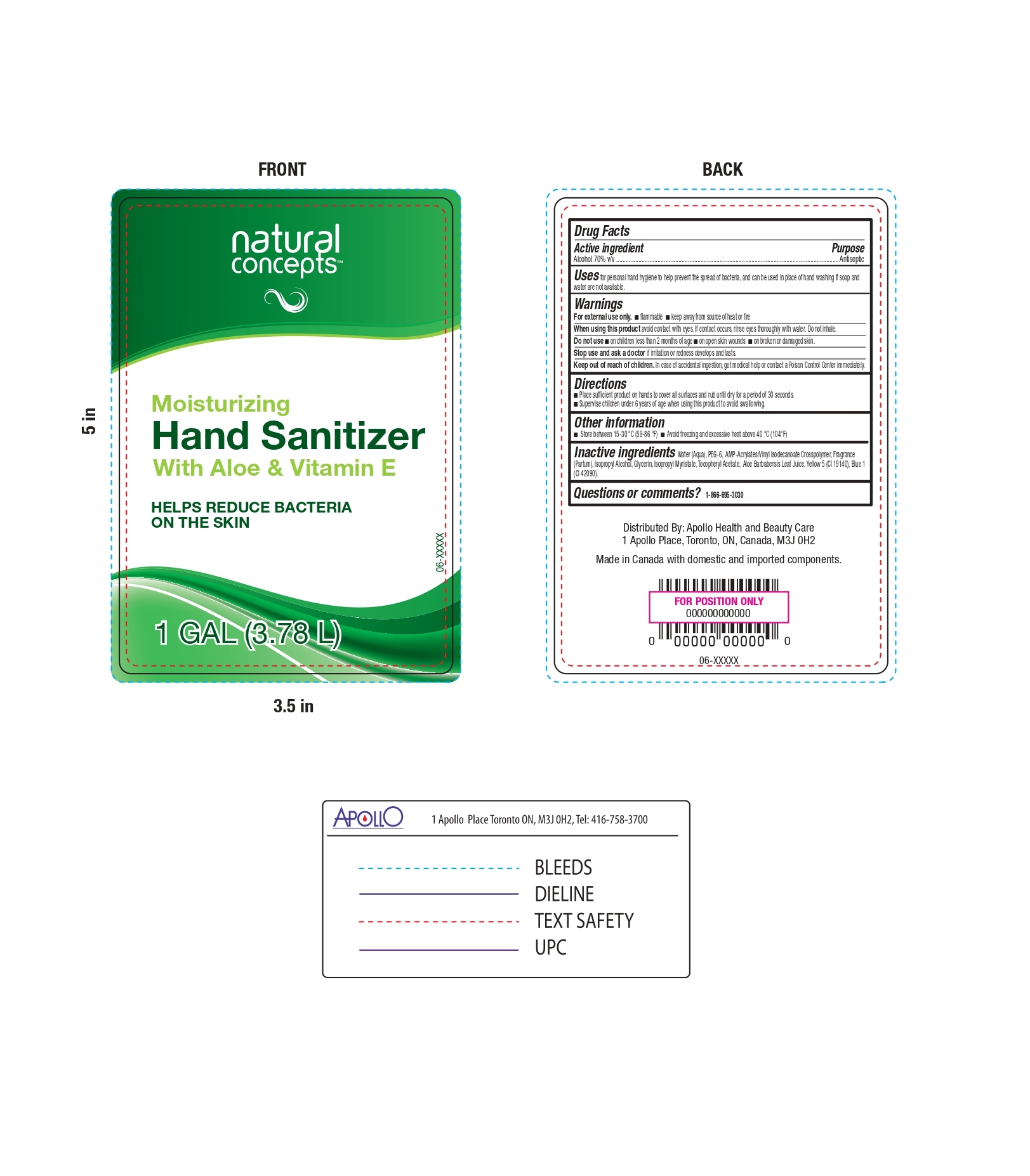 HAND SANITIZER- alcohol gel