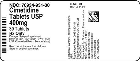 CIMETIDINE tablet, film coated