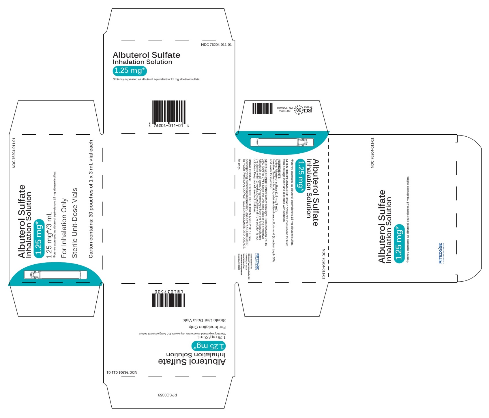 ALBUTEROL SULFATE INHALATION SOLUTION- albuterol sulfate solution
