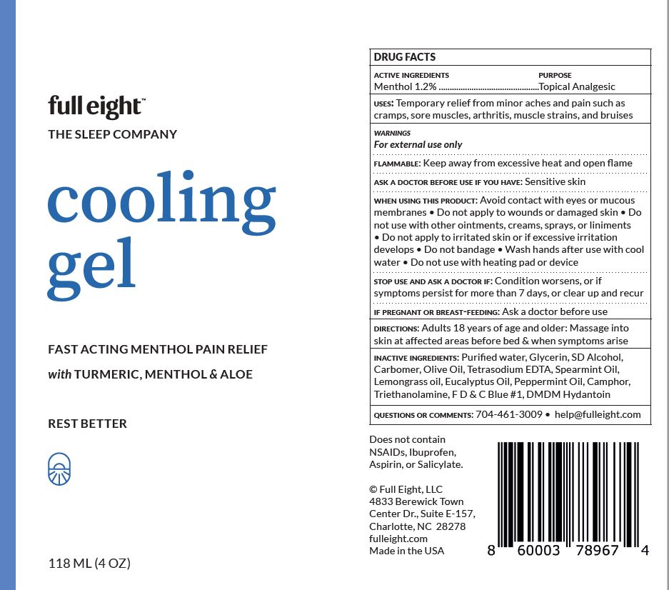 COOLING by FULL EIGHT LLC COOLING- menthol gel