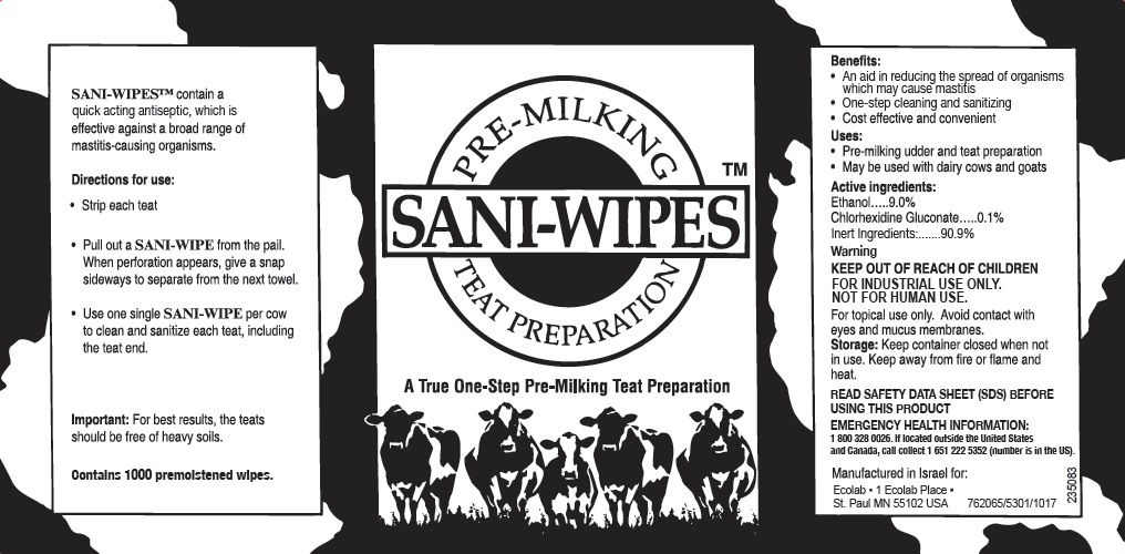 SANI-WIPES- alcohol and chlorhexidine gluconate solution