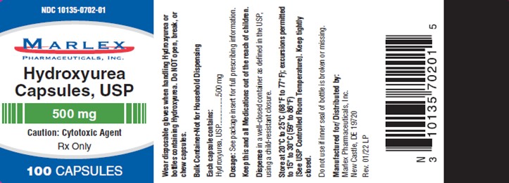 Hydroxyurea by Marlex Pharmaceuticals, Inc. HYDROXYUREA capsule