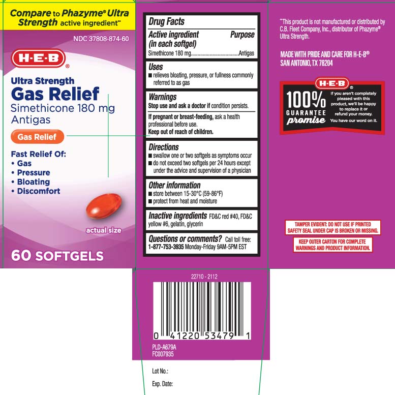 GAS RELIEF ULTRA STRENGTH- simethicone capsule, liquid filled