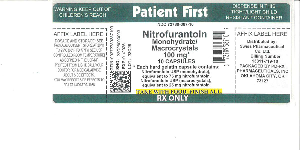 Nitrofurantoin by PD-Rx Pharmaceuticals, Inc. NITROFURANTOIN capsule