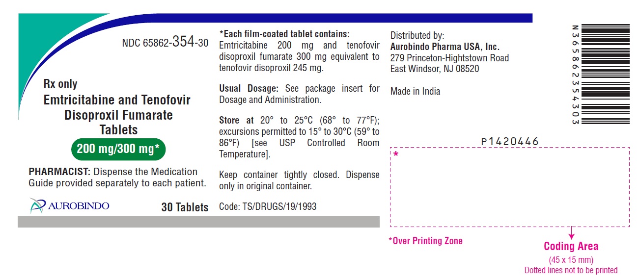 EMTRICITABINE AND TENOFOVIR DISOPROXIL FUMARATE tablet, film coated