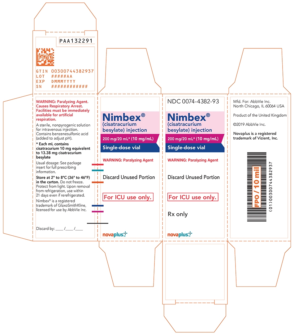 NIMBEX- cisatracurium besylate injection