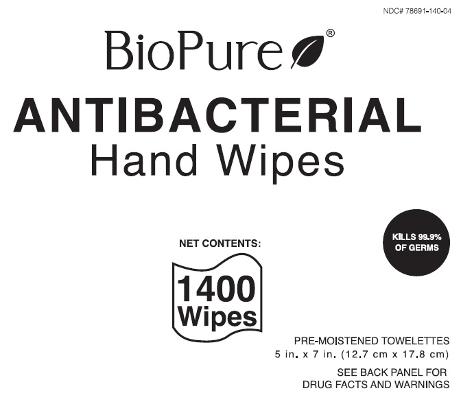 BENZALKONIUM CHLORIDE- antibacterial hand wipes cloth