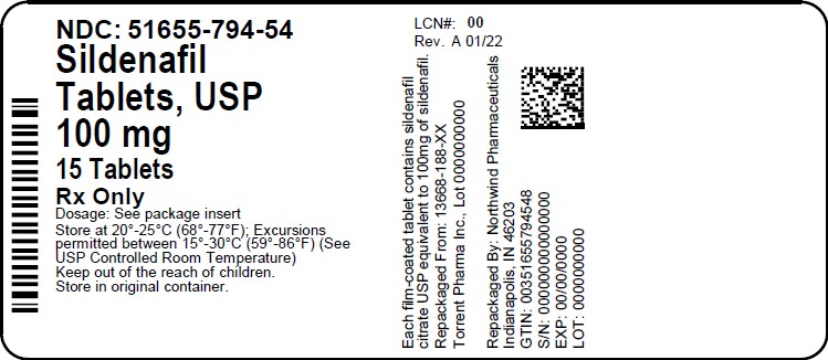 SILDENAFIL CITRATE- sildenafil tablet, film coated