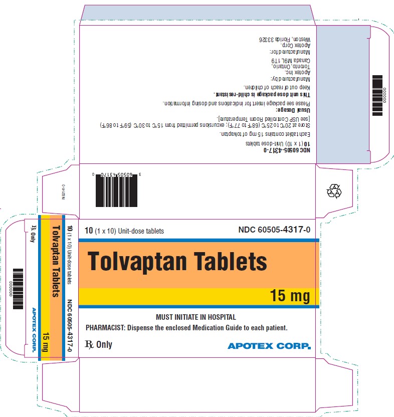tolvaptan by Apotex Corp. / Apotex Inc. TOLVAPTAN tablet