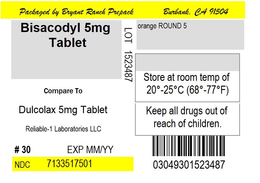 BISACODYL tablet, coated