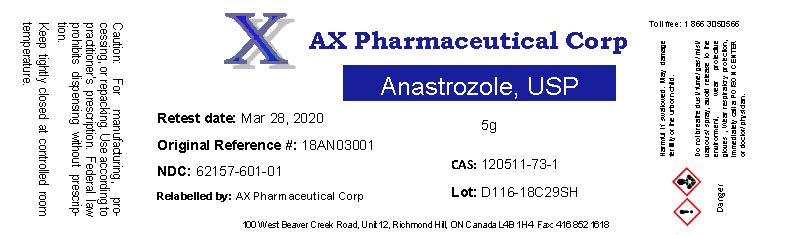AX PHARMACEUTICAL CORP- anastrozole powder
