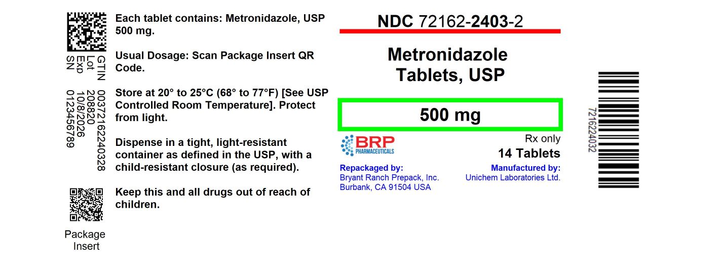METRONIDAZOLE tablet, film coated