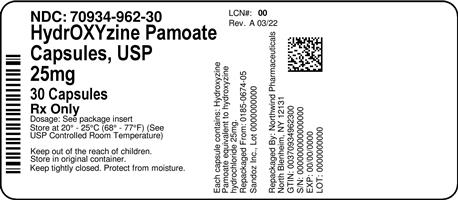 HYDROXYZINE PAMOATE capsule