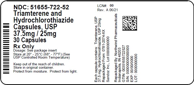 TRIAMTERENE AND HYDROCHLOROTHIAZIDE capsule