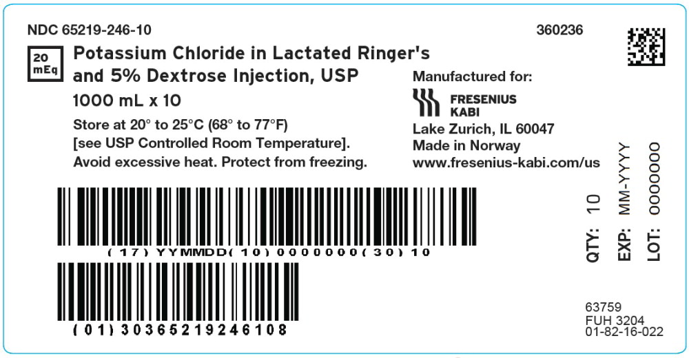 POTASSIUM CHLORIDE IN LACTATED RINGERS AND DEXTROSE- potassium chloride ...